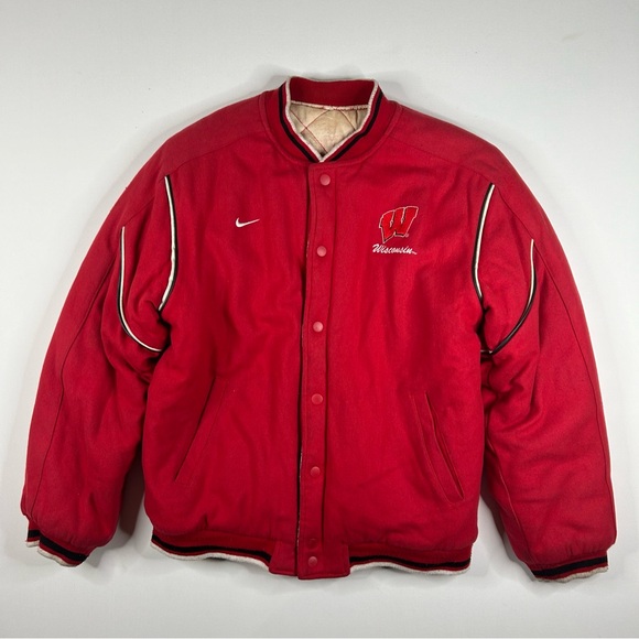 Nike | Jackets & Coats | Vintage 9s Nike University Of Wisconsin ...